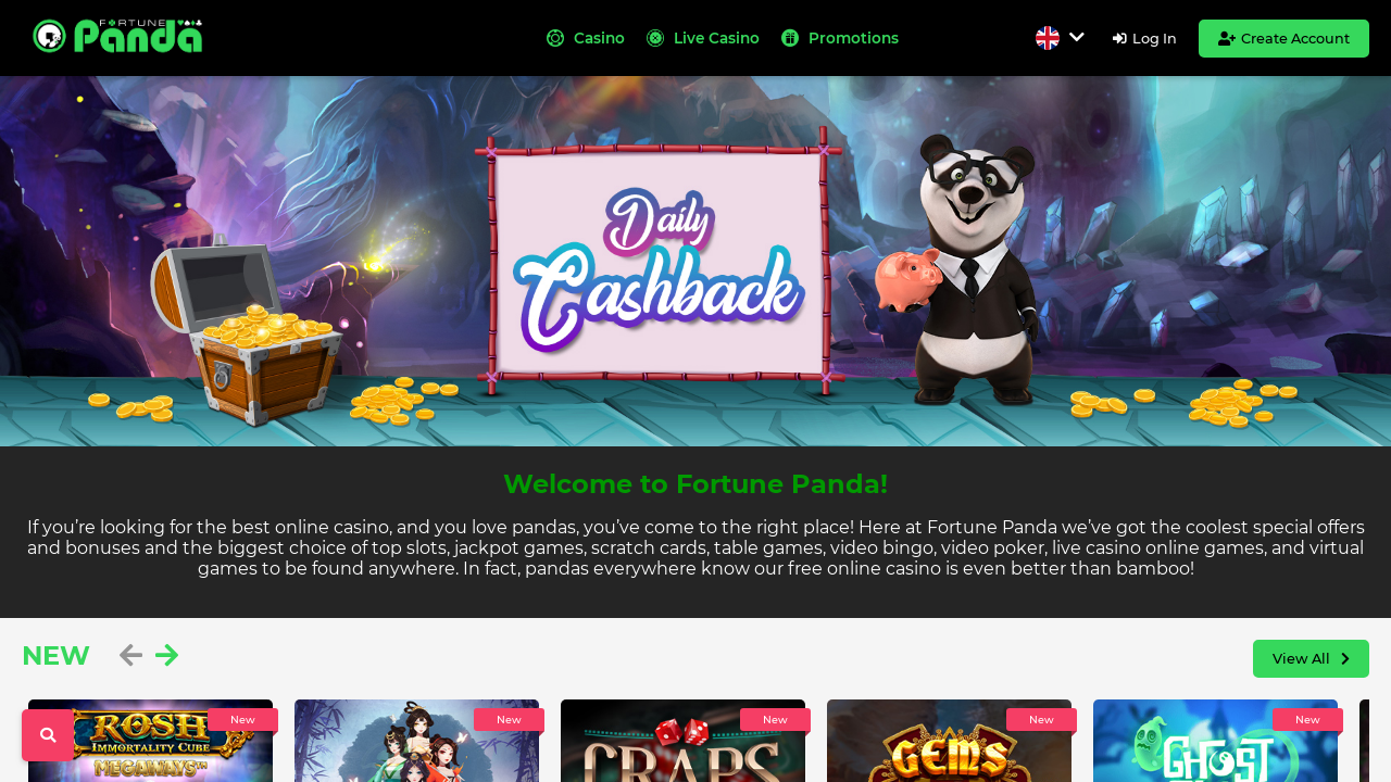 Fortune Panda Casino review +++ Welcome Bonus & FS 03/2021